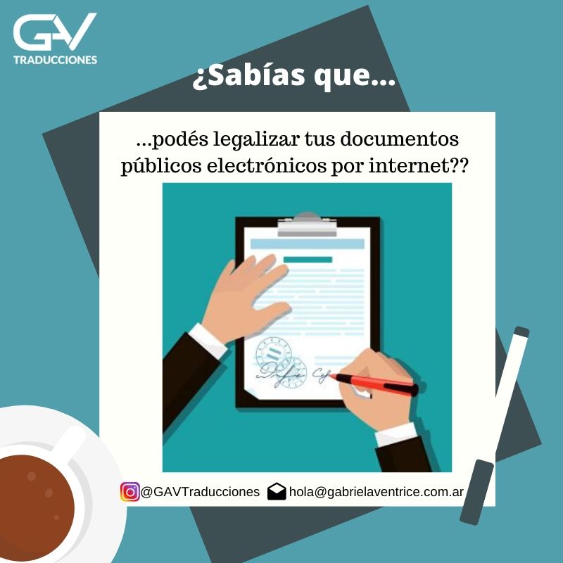 Apostilla O Legalización Para Documentos Públicos Electrónicos ...